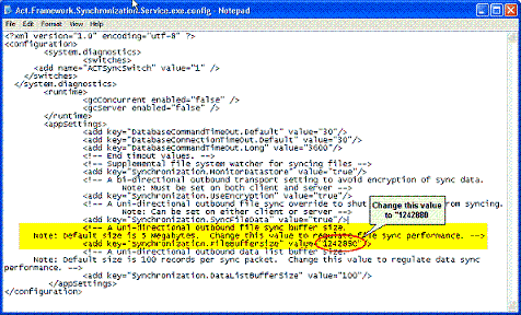 Error: Synchronization has failed. Synchronization failed due to an out ...