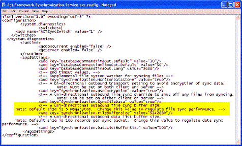 Error: Synchronization has failed. Synchronization failed due to an out ...