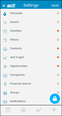 How do I Configure my Act! Companion Settings?