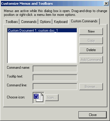 How to Add a Custom Document Template to the Write Menu