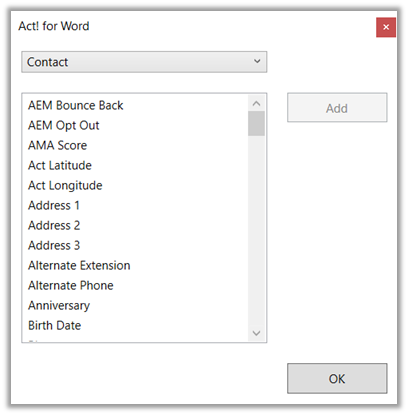 How to Create a Document Template in Act!