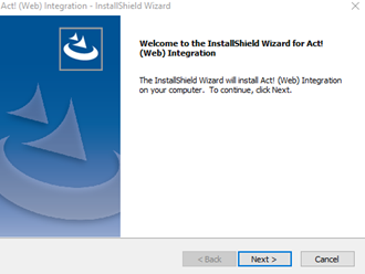 How do I set up Microsoft Outlook Synchronization in Act! (access via web) v20.1 or later?