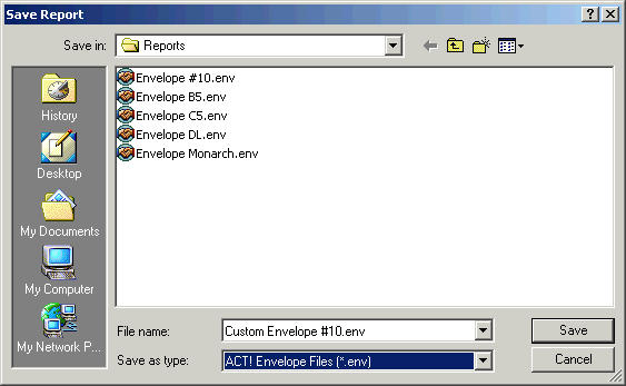 How to Customize Envelopes in ACT!
