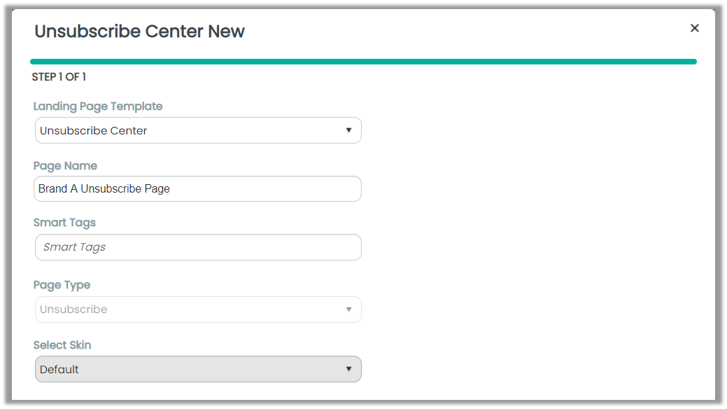 Creating and using multiple unsubscribe pages in Act! Marketing Automation