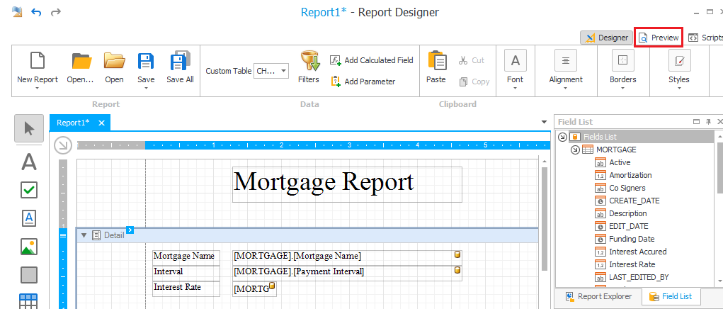 How to Create Your Own Reports when Working with Custom Tables