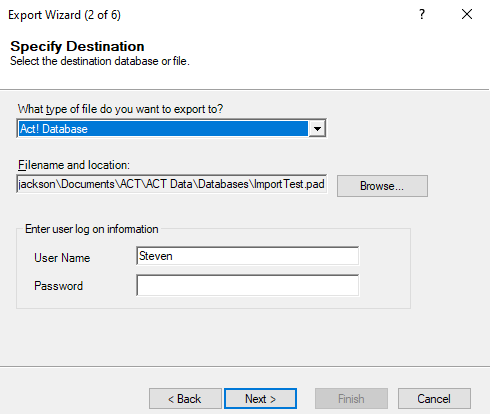 How To Import or Export Contact Data From an Existing Act! Database ...