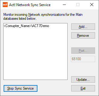 Error: “Act! is unable to connect to the sync server. Check to be sure ...