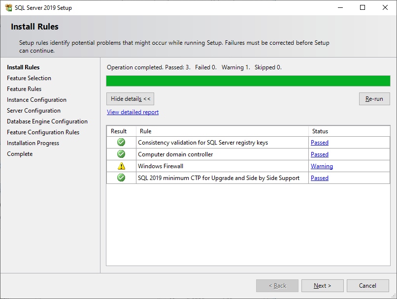 How to manually create the Microsoft SQL Server 2019 ACT7 Instance for Act! v24 and v25