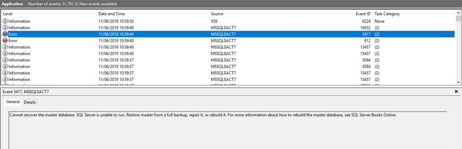 Error: Act! pre-requisite has encountered a problem and needs to close ...