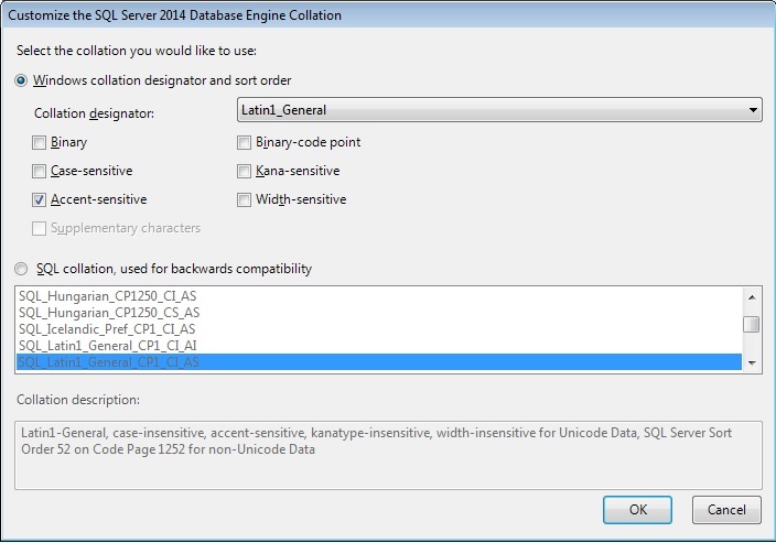 How to manually create the Microsoft SQL Server 2014 ACT7 Instance