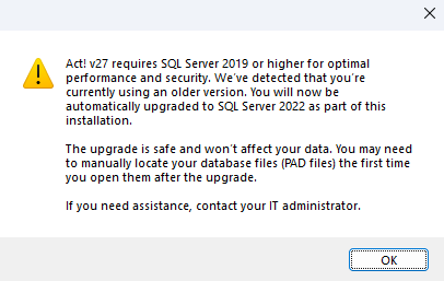 How do I install Act! v27?